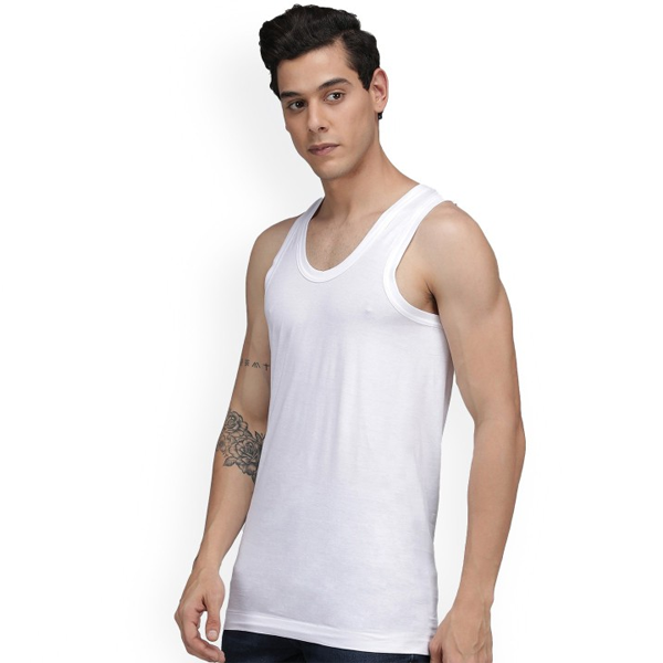 Pure Cotton Basic Vests